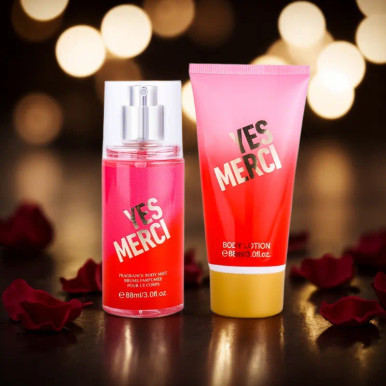 Yes Merci Body Lotion & Fragrance Mist Gift Set - Inspired by Giorgio ...