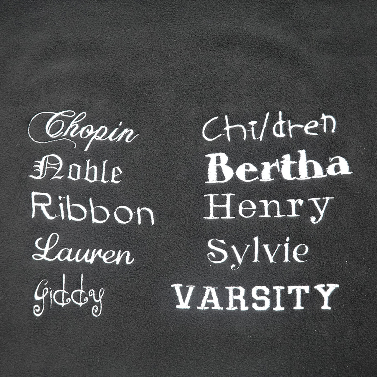 Embroidery embroidery