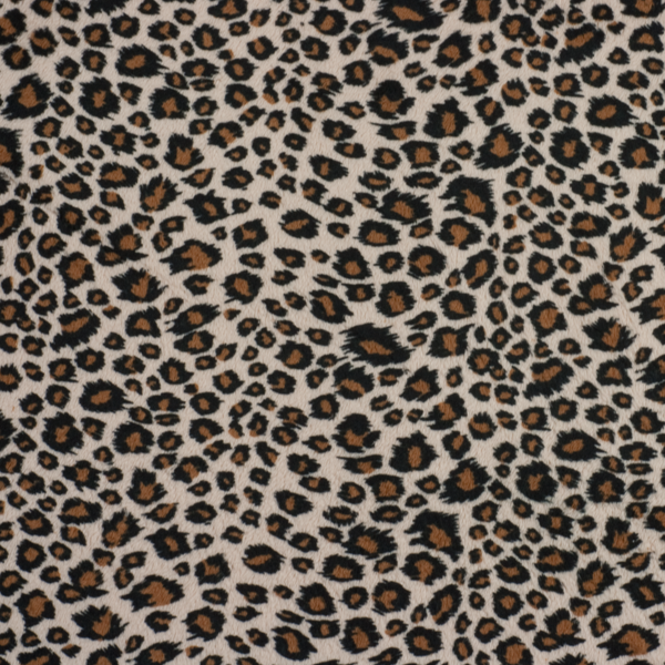 Cali Fabrics Cheetah Print Lightweight Cotton Jersey Fabric by the Yard