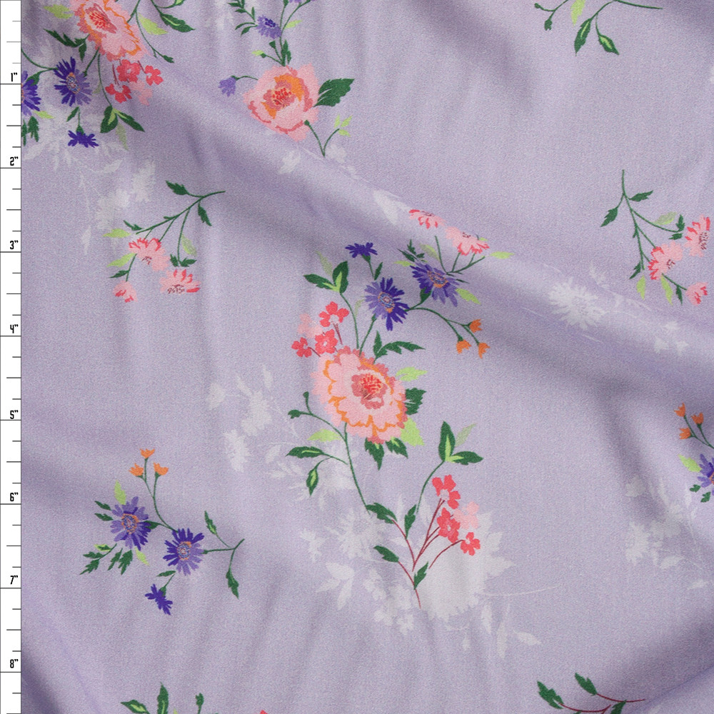 Cali Fabrics Lavender Fabric by the Yard