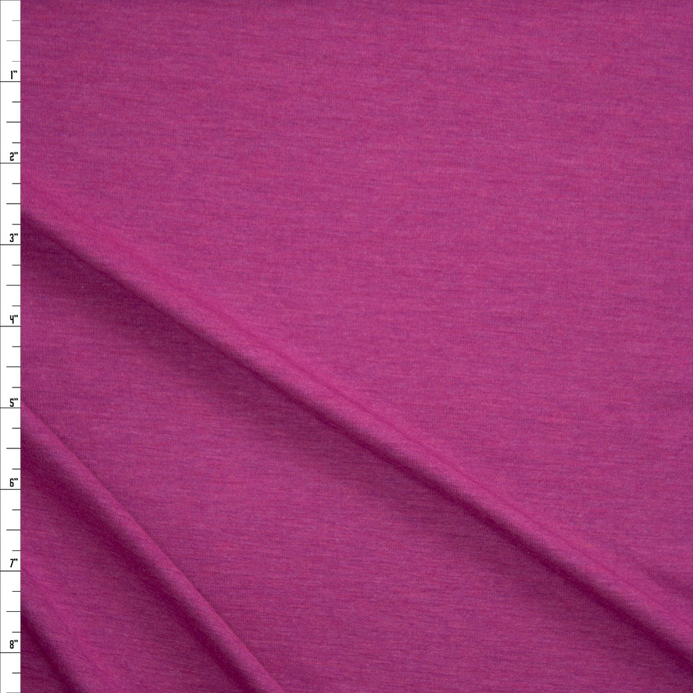 Cali Fabrics Bright Coral Soft Lightweight Stretch Rayon Jersey Fabric ...