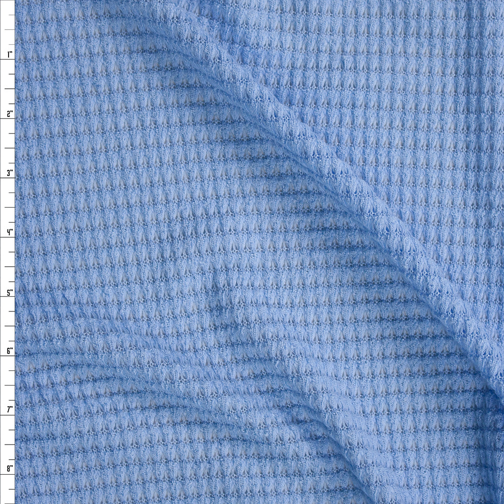 Baby Blue Woven Fabric