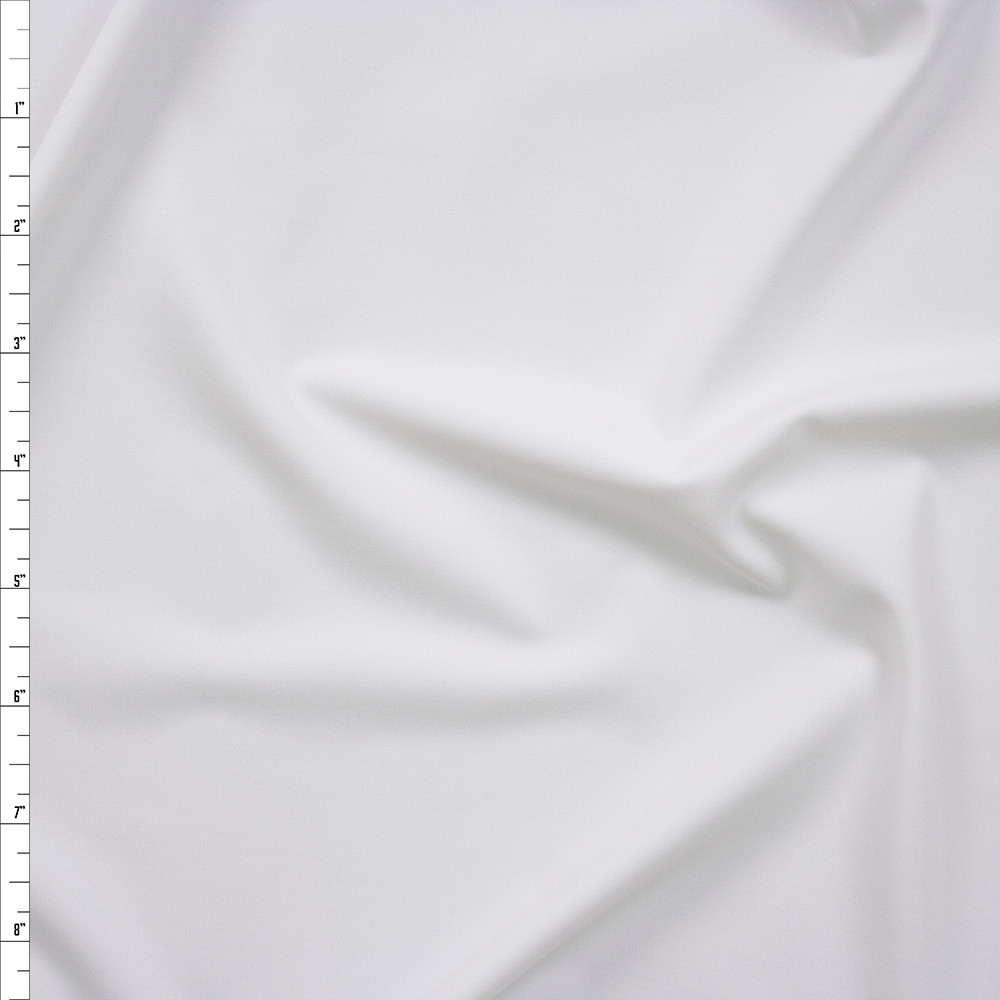 White Nylon Fabric 5.1 Oz. Mid Weight Nylon Taslan Fabric With Coating