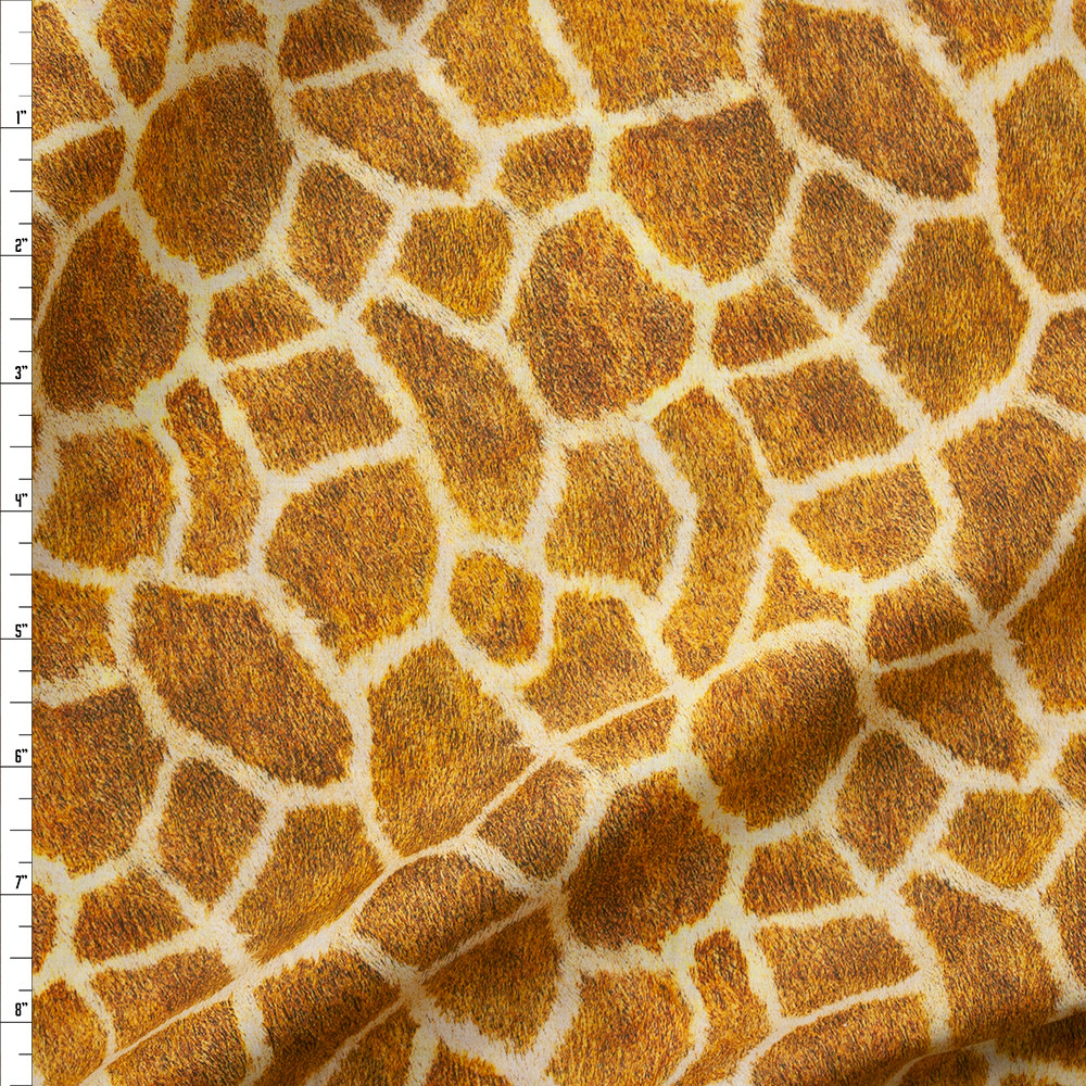 giraffe pattern fabric