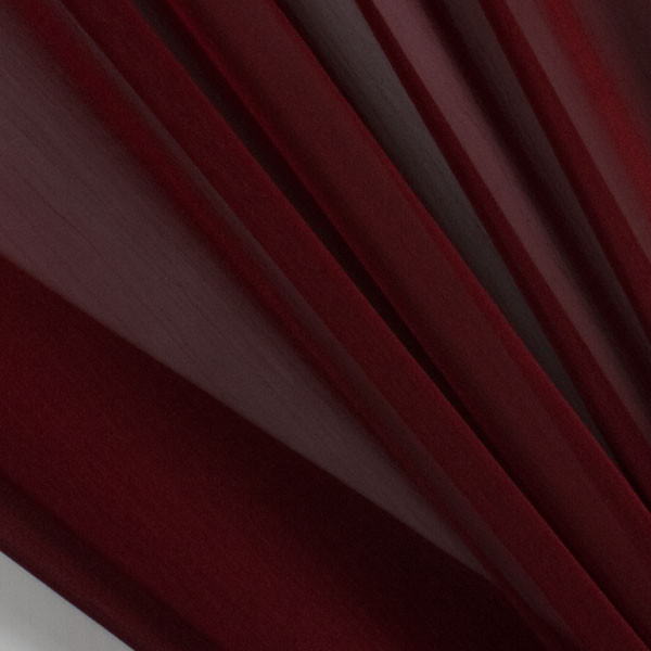 Cali Fabrics | Cranberry Two-Tone Chiffon