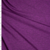 Cali Fabrics Deep Purple Stretch Modal Jersey Knit Fabric by the Yard