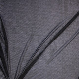 Cali Fabrics Black Stretch Net Fabric by the Yard