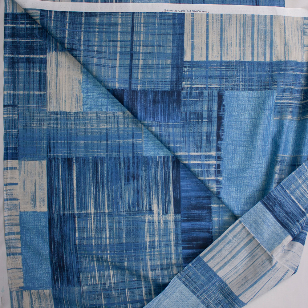 Cali Fabrics Jade Stretch Cotton Broadcloth Fabric by the Yard