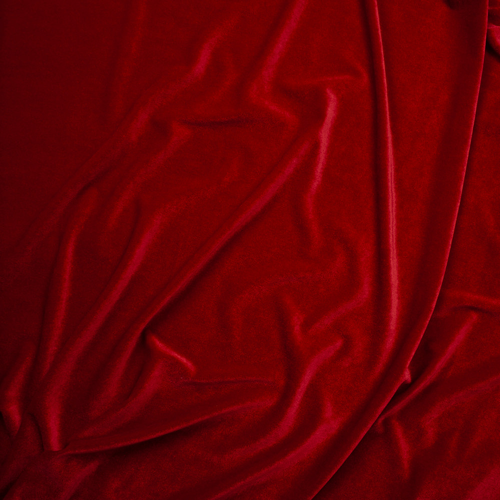 Cali Fabrics Purple 4-way Stretch Velvet By The Yard