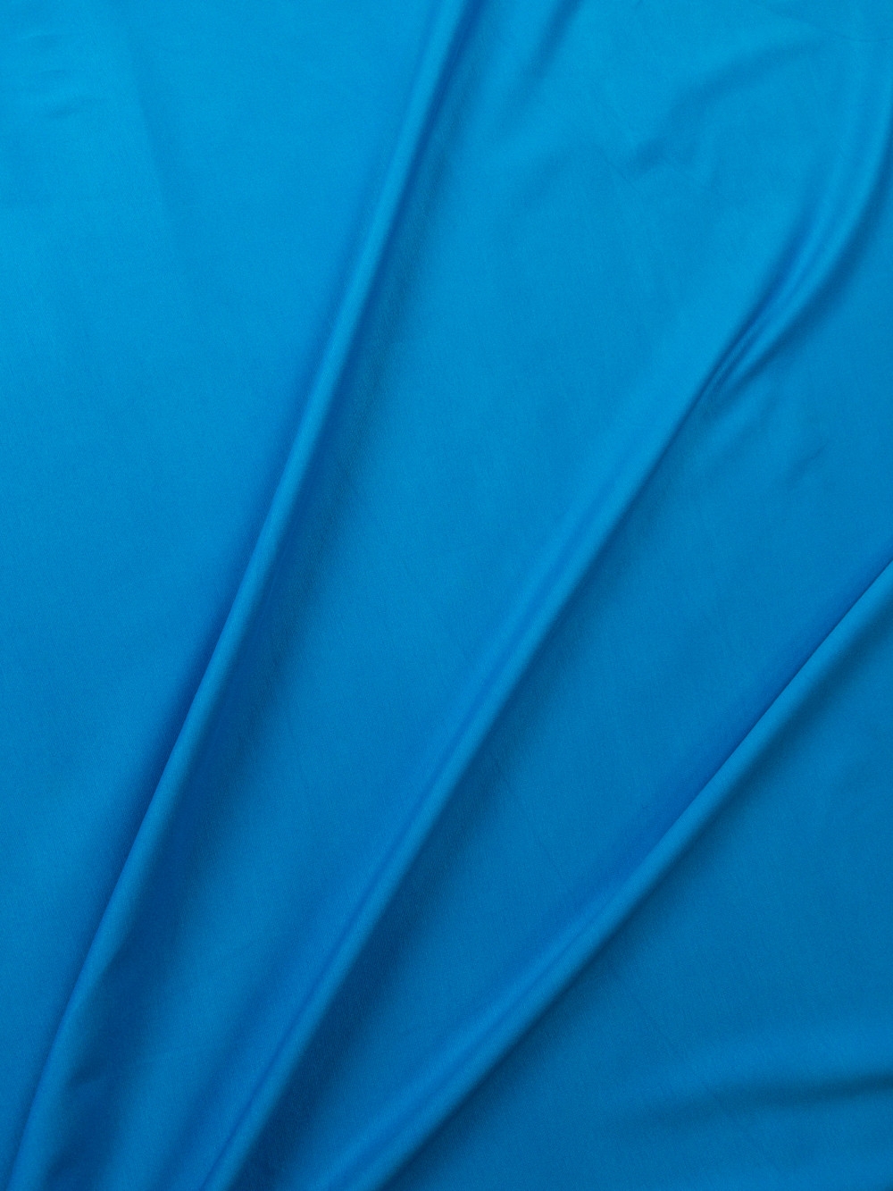 Cali Fabrics Bright Blue Designer Scuba Solid Fabric by the Yard