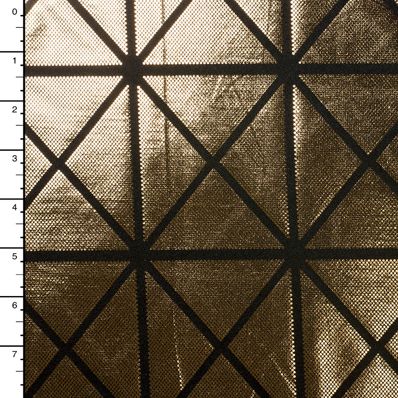 Cali Fabrics | Gold Lycra Lame 4-way Stretch Fabric