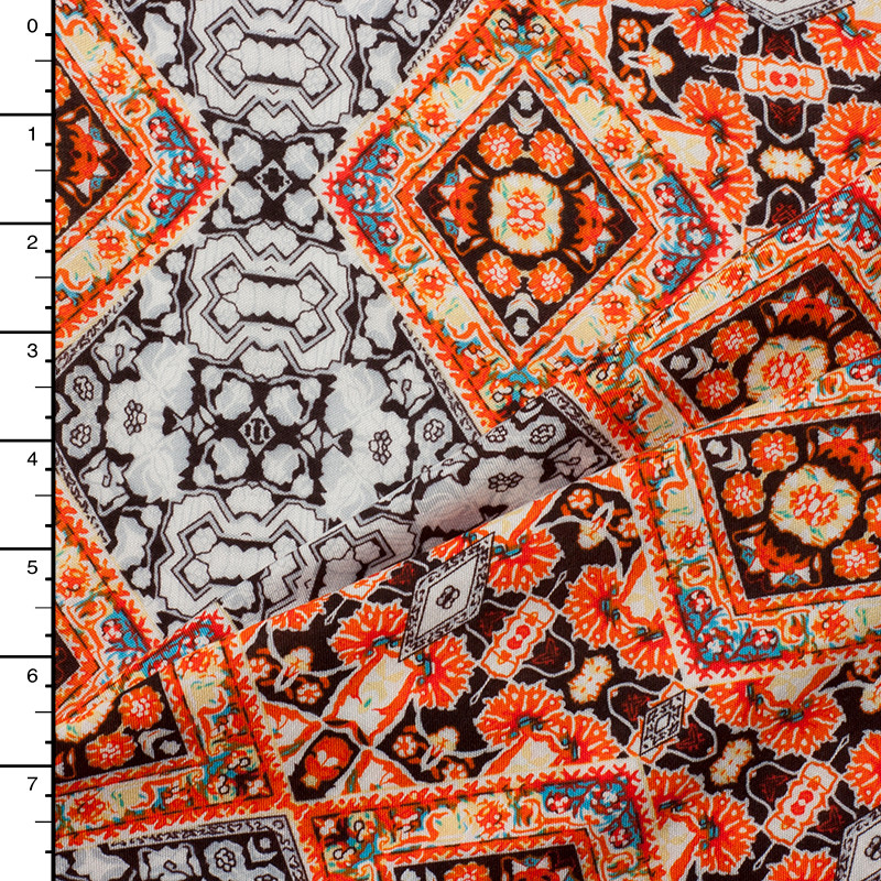 Cali Fabrics | Bohemian Diamonds Rayon Challis Print #15153