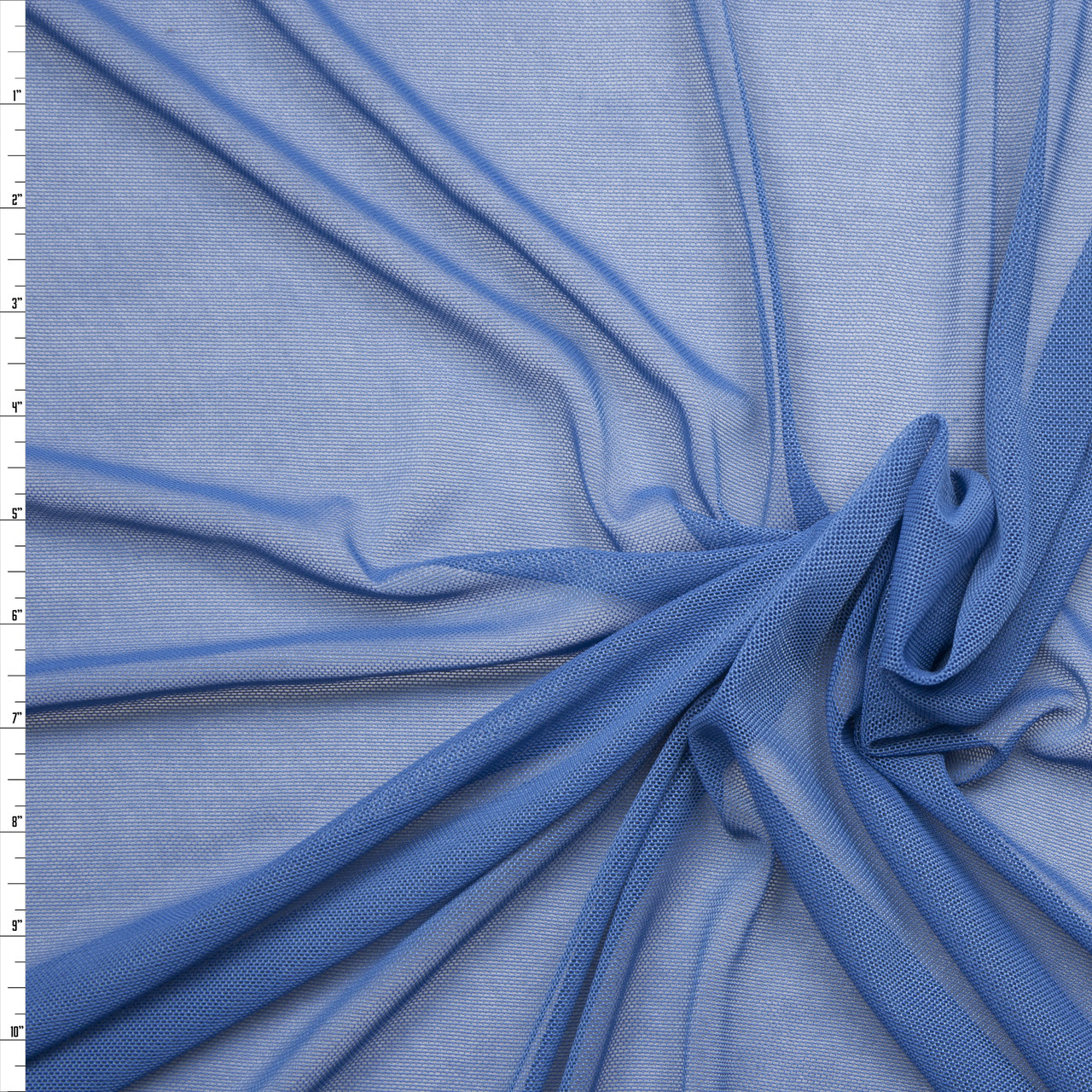 Cali Fabrics Soldier Blue Power Mesh Fabric by the Yard