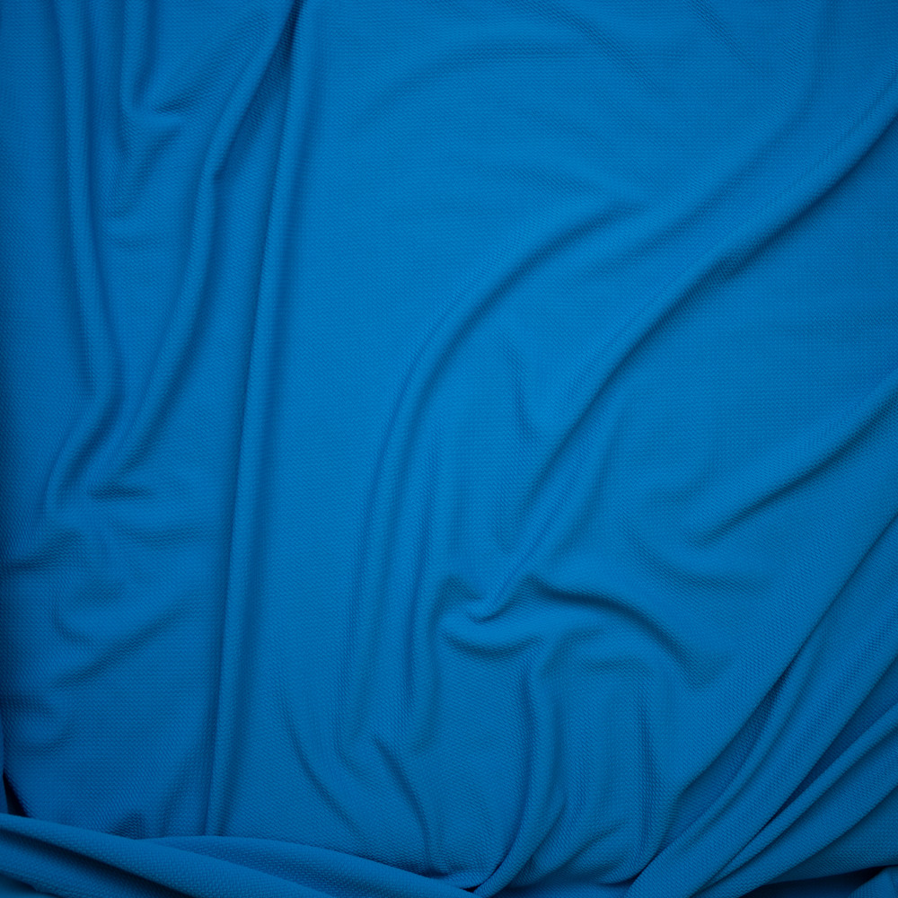 Cali Fabrics Solid Teal Bullet Textured Liverpool Print Fabric by the Yard