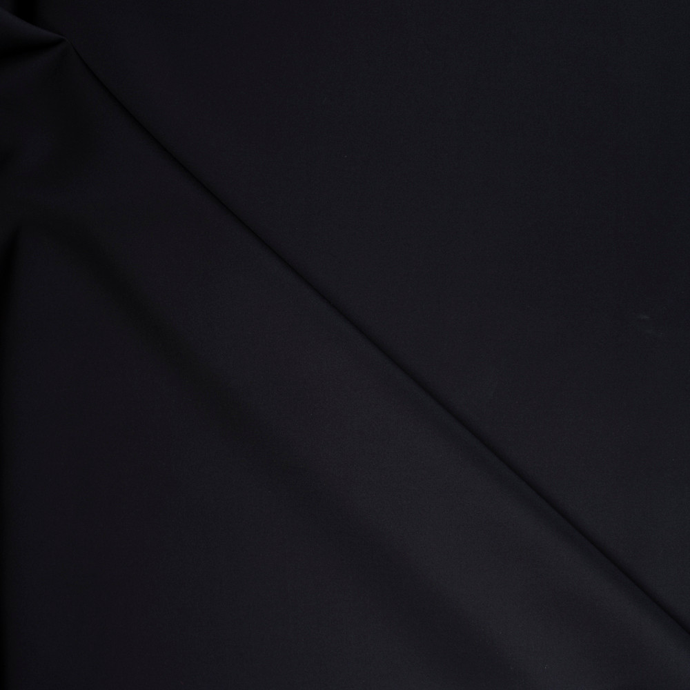 Cali Fabrics Black Perforated Texture Double Scuba Knit Fabric by the Yard