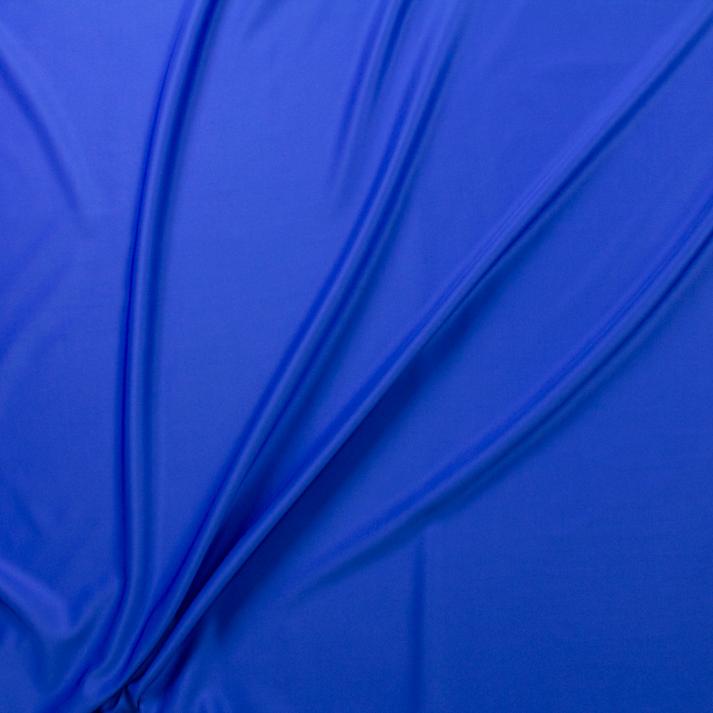 Cali Fabrics Bright Blue Designer Scuba Solid Fabric by the Yard
