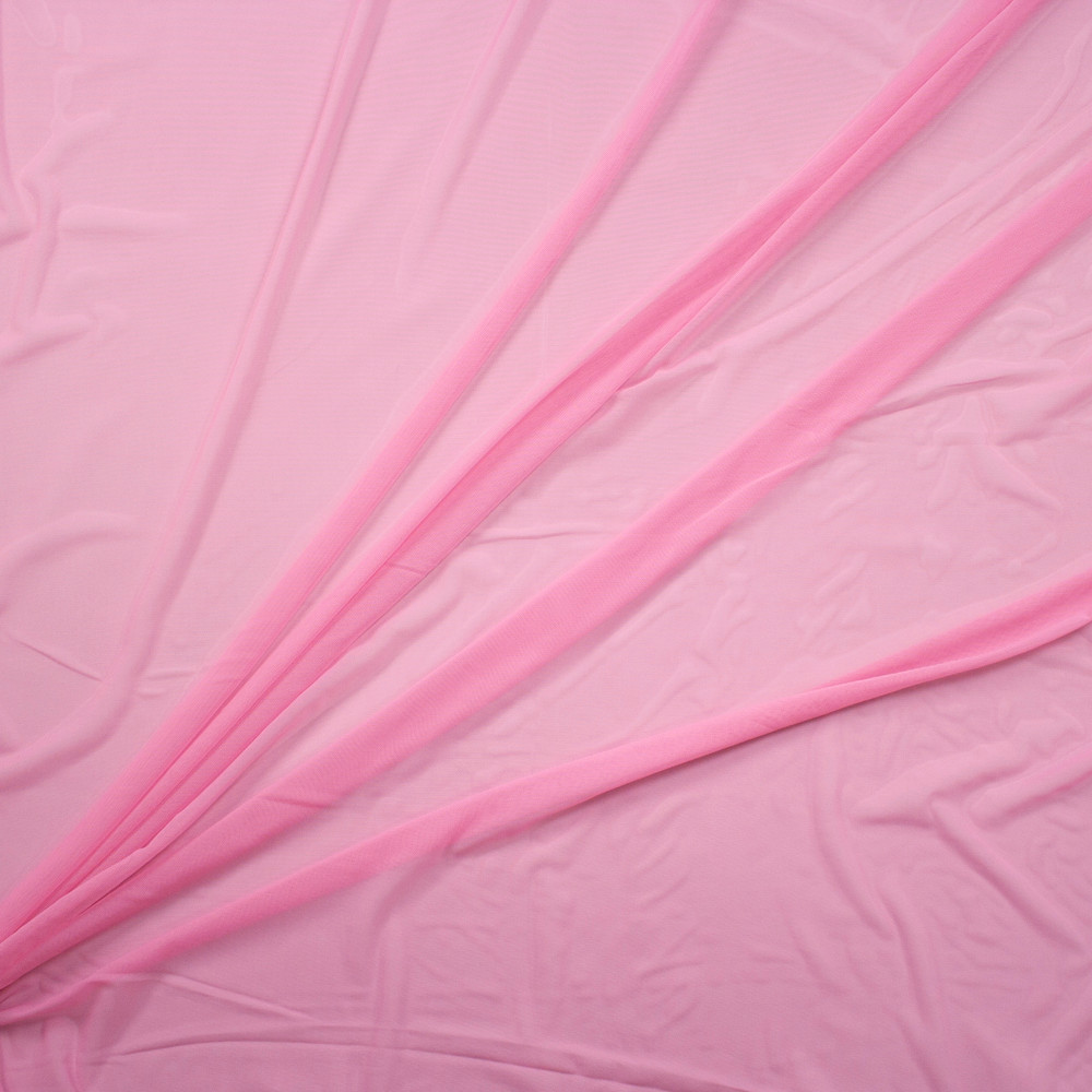 Cali Fabrics Hot Pink Designer Power Mesh Fabric by the Yard