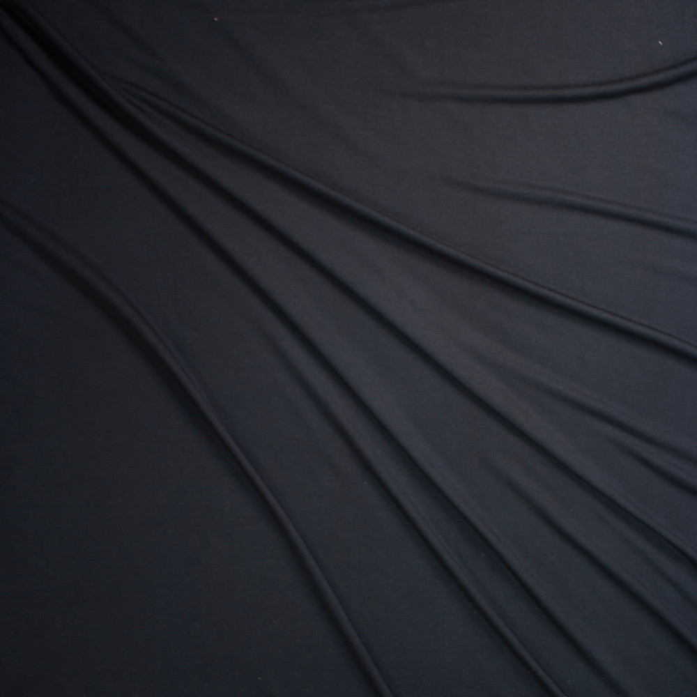 Cali Fabrics Black Stretch Net Fabric by the Yard