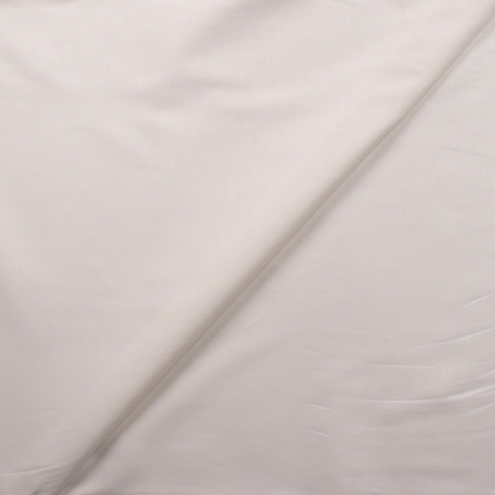 Cali Fabrics Solid Offwhite Linen Fabric by the Yard