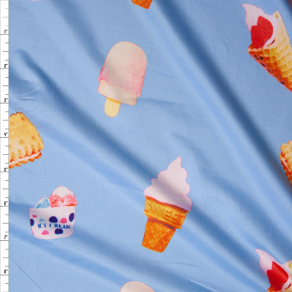 Cali Fabrics Neon Pink, Royal Blue, and White Crepe Textured Liverpool ...