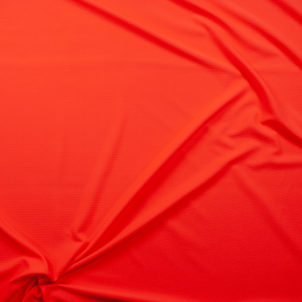 Cali Fabrics Solid Tangerine Orange Bullet Liverpool Knit Fabric by the ...