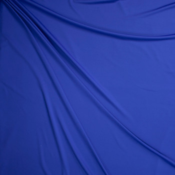 Cali Fabrics Royal Blue Stretch Midweight Cotton Jersey Knit Fabric by ...