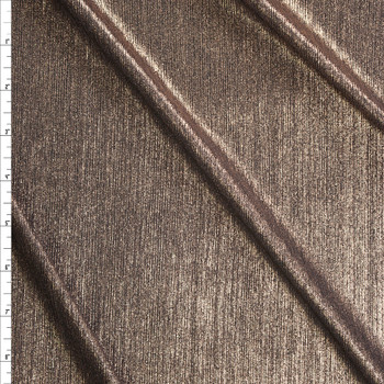 Cali Fabrics | Silver Liquid Lame