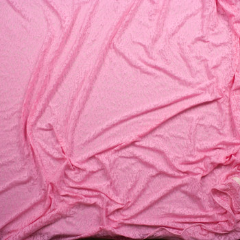 Cali Fabrics Pink Burnout Jersey Knit Fabric by the Yard