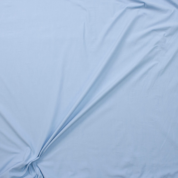 Cali Fabrics Light Blue Stretch Cotton/Spandex Jersey Knit Fabric by ...