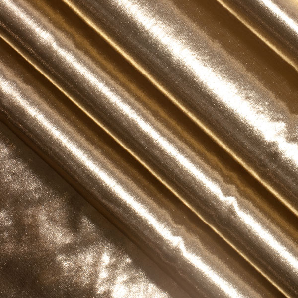 Cali Fabrics | Silver Liquid Lame