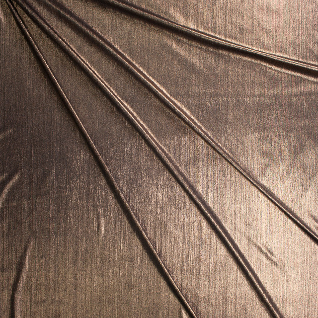 Cali Fabrics | Silver Liquid Lame