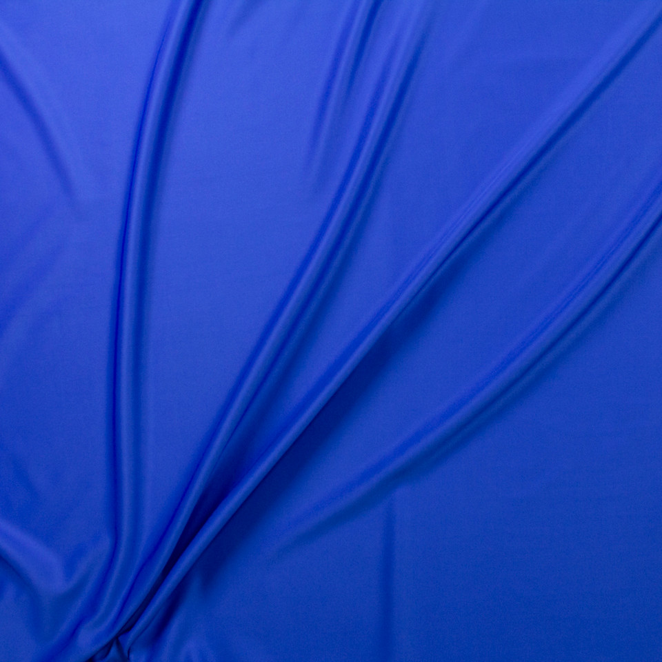 Cali Fabrics Bright Blue Designer Scuba Solid Fabric by the Yard