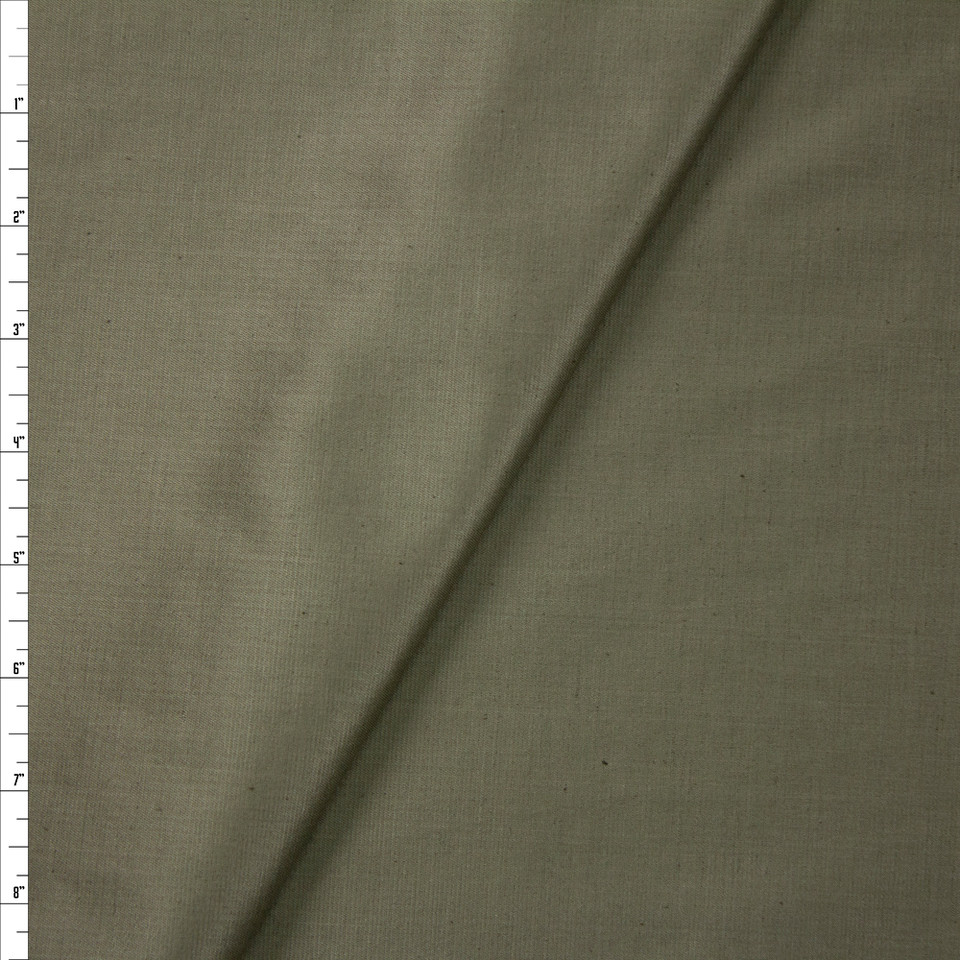 Cali Fabrics Laced Moss Fabric by the Yard