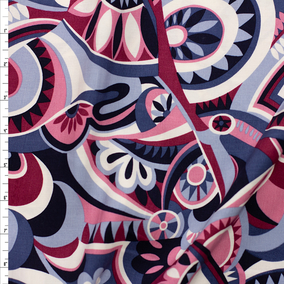 Cali Fabrics | Black Rayon Challis
