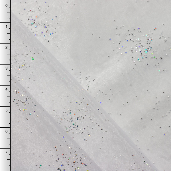 Cali Fabrics | Silver Mini Sequin Fabric