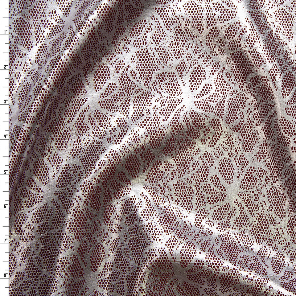 Cali Fabrics Red Stretch Double Scuba Knit Fabric by the Yard