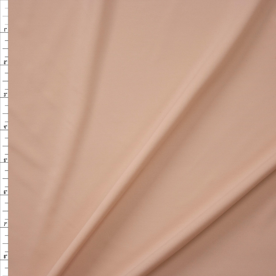 Cali Fabrics Light Tan Premium Nylon/Spandex Fabric by the Yard