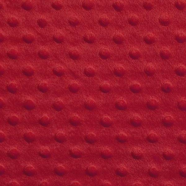 Cali Fabrics | Red Minky Dot