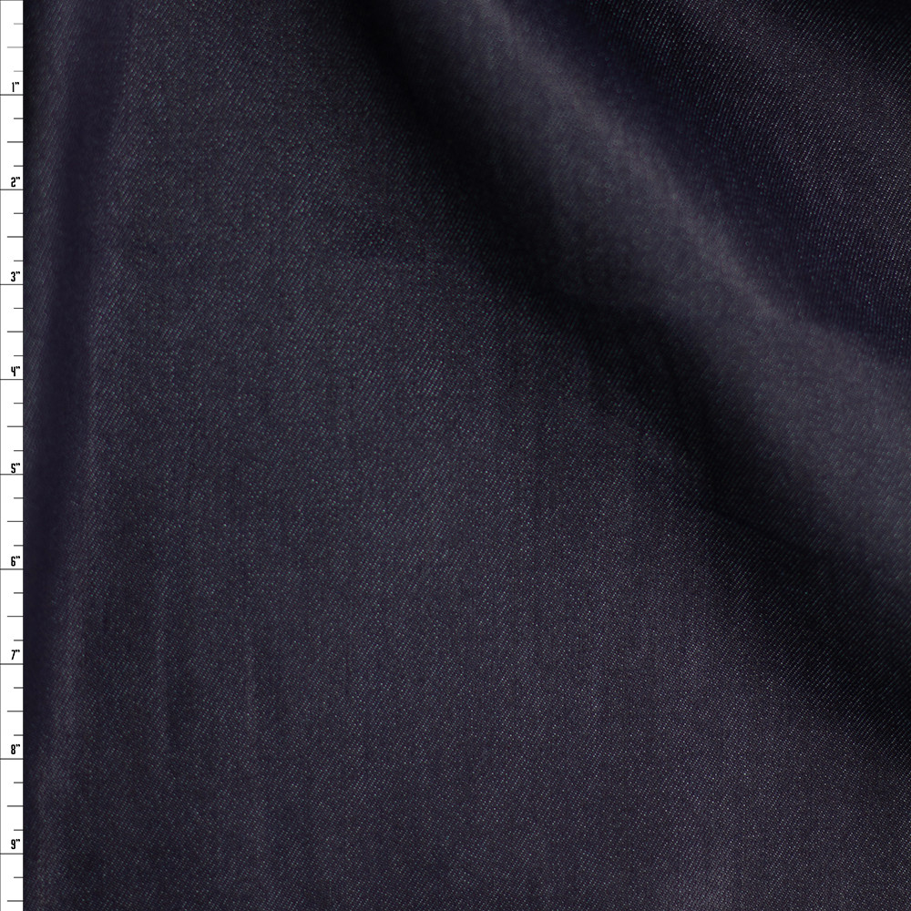 Cali Fabrics Dark Indigo Designer Denim #25993 Fabric by the Yard