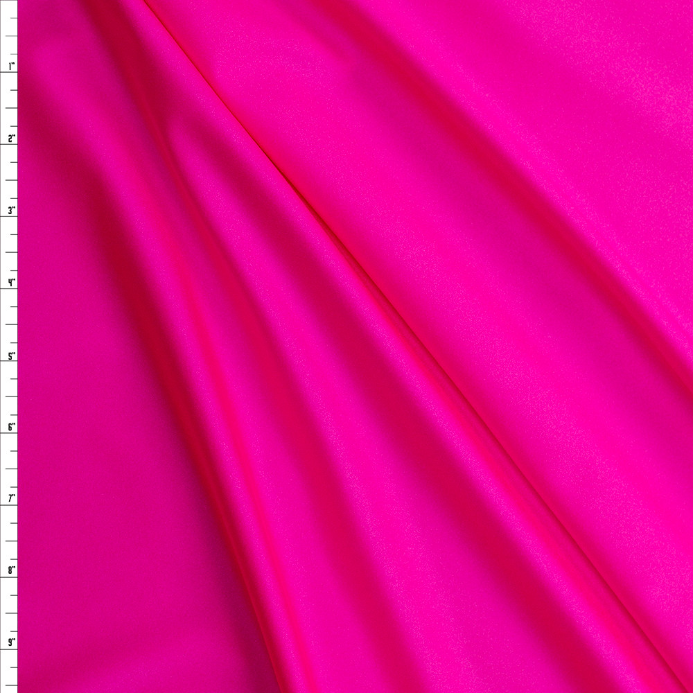 Cali Fabrics Neon Pink Sparkle Nylon/Spandex Fabric by the Yard