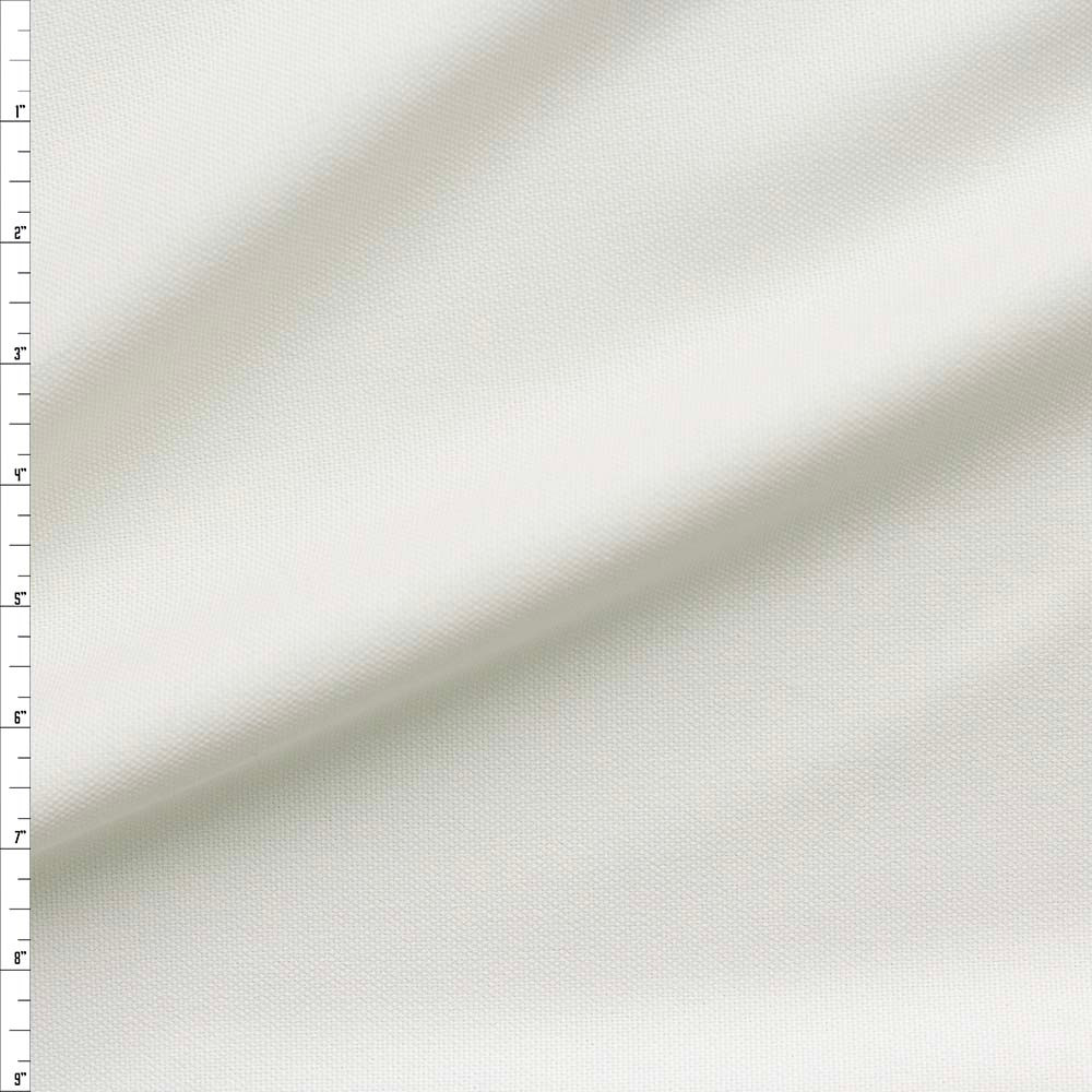 Cali Fabrics Warm White Soft Canvas #26531 Fabric by the Yard