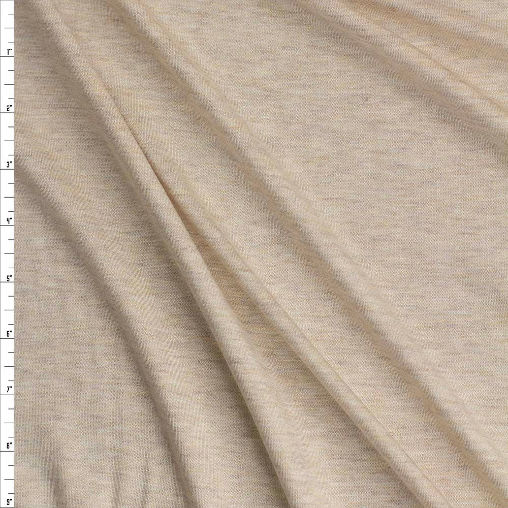Cali Fabrics Oatmeal Modal French Terry #26726 Fabric by the Yard