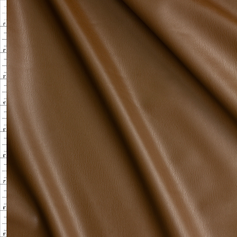 Cali Fabrics Brown Stretch Soft Back Pleather #27004 Fabric by the Yard
