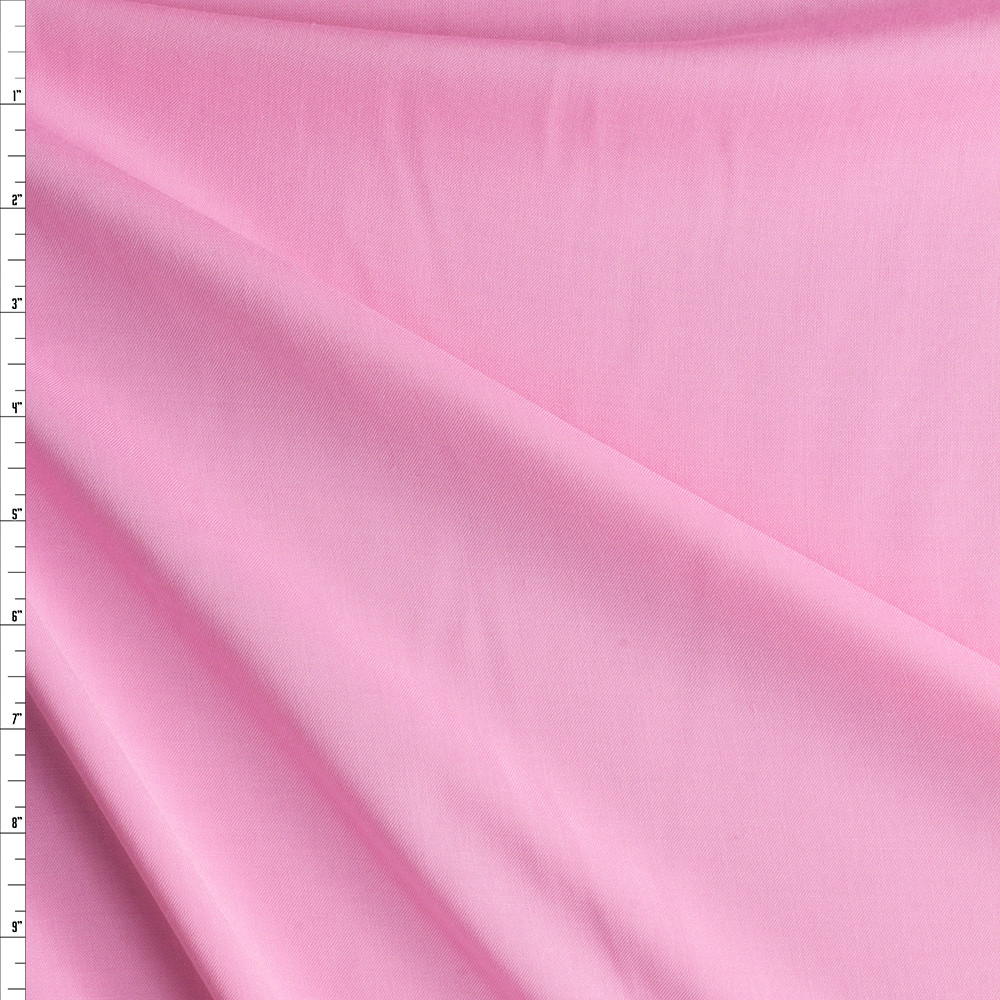 Cali Fabrics Pink Rayon Challis #27183 Fabric by the Yard