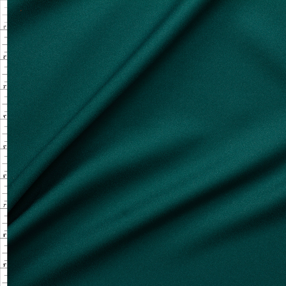 Cali Fabrics Forest Green 45” Wonder Crepe Fabric by the Yard