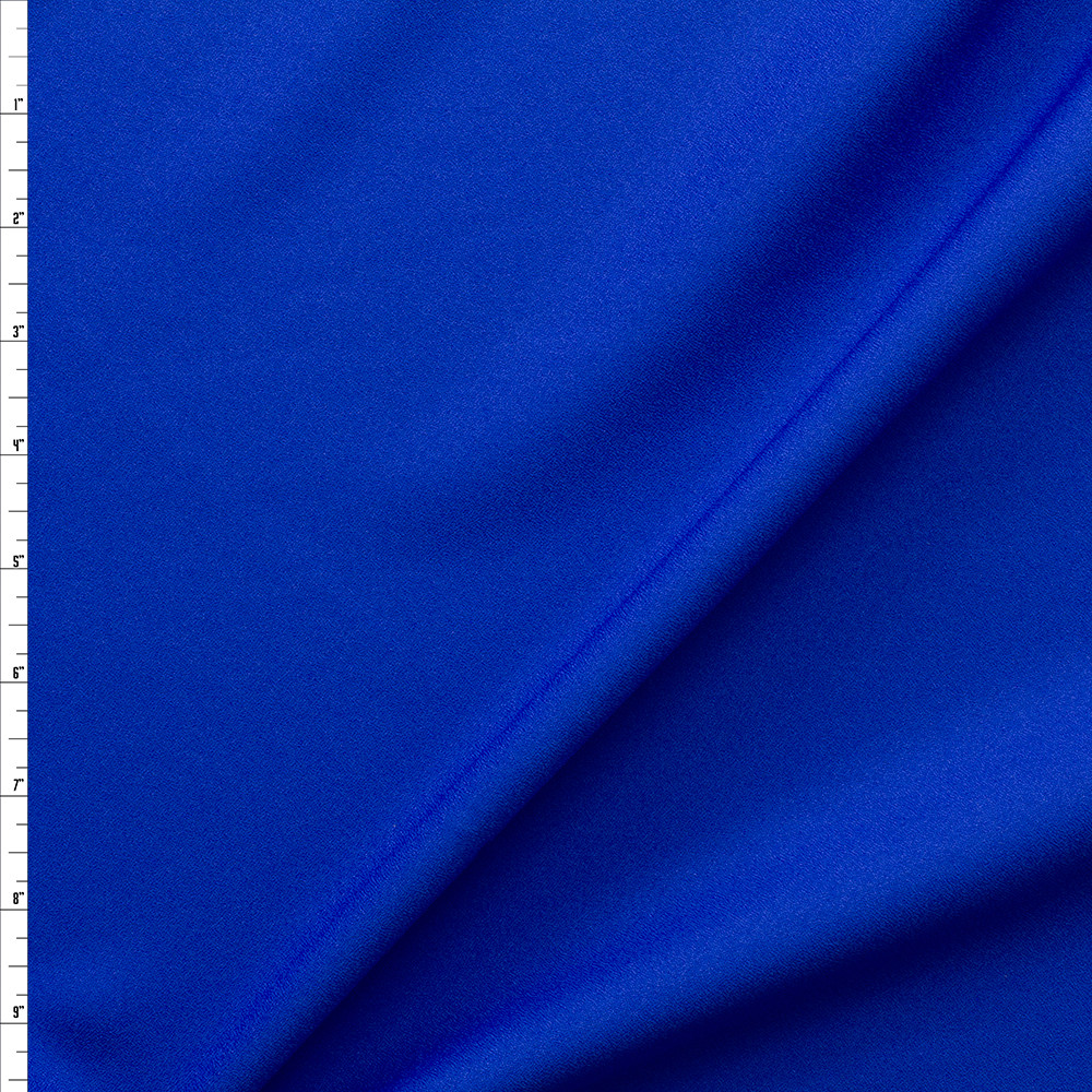 Cali Fabrics Royal 60” Wonder Crepe Fabric by the Yard