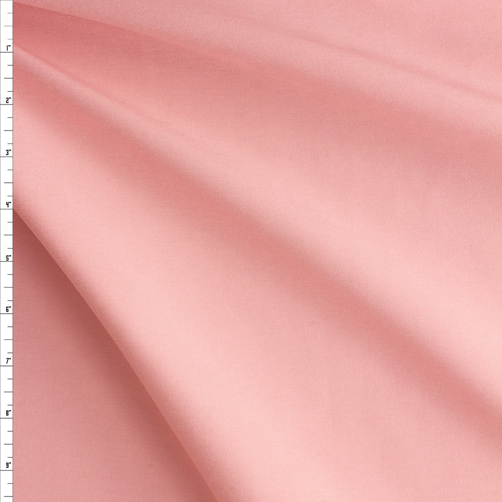 Cali Fabrics Pink Designer Viscose Nylon Stretch Twill #27502 Fabric by ...