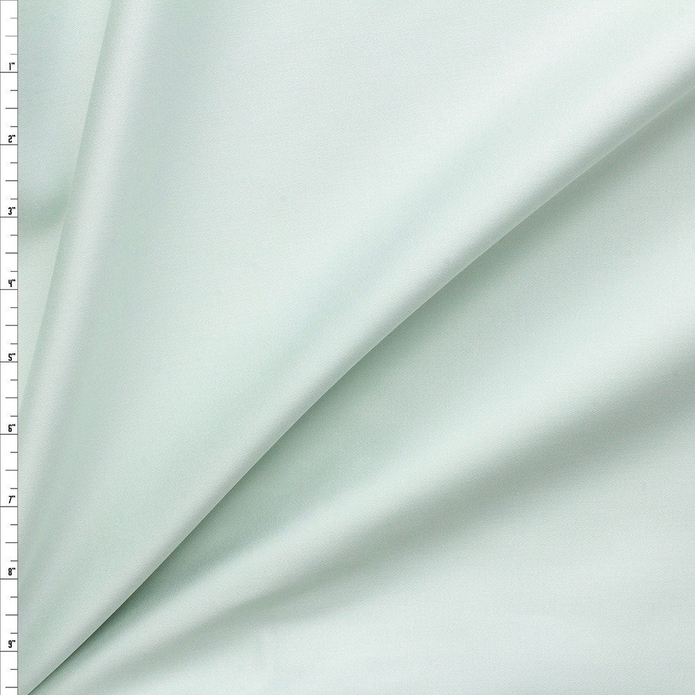Cali Fabrics Baby Mint Cotton Sateen #27590 Fabric by the Yard