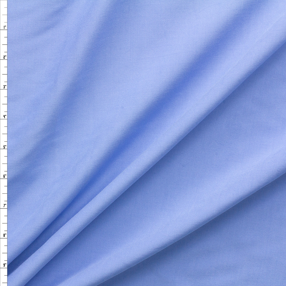 Cali Fabrics Baby Blue Rayon Challis #27610 Fabric by the Yard