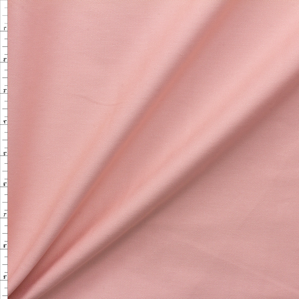 Cali Fabrics Peach Stretch Twill #27835 Fabric by the Yard